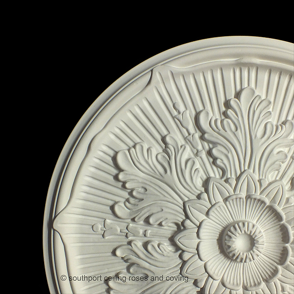 53cm Diameter, Lightweight Ceiling Rose - Ceiling Roses and Coving