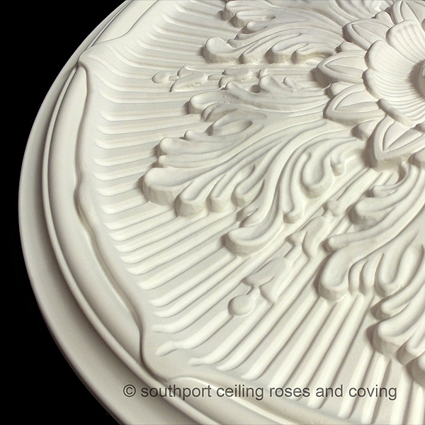 53cm Diameter, Lightweight Ceiling Rose - Ceiling Roses and Coving