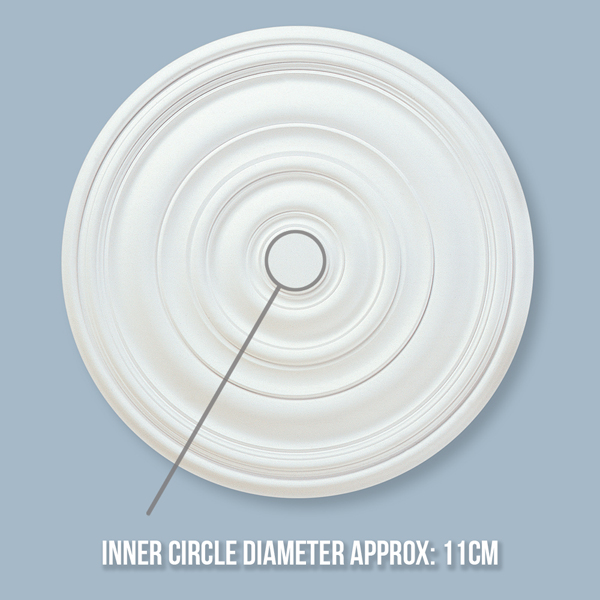 74cm Diameter, Lightweight Ceiling Rose - Ceiling Roses and Coving